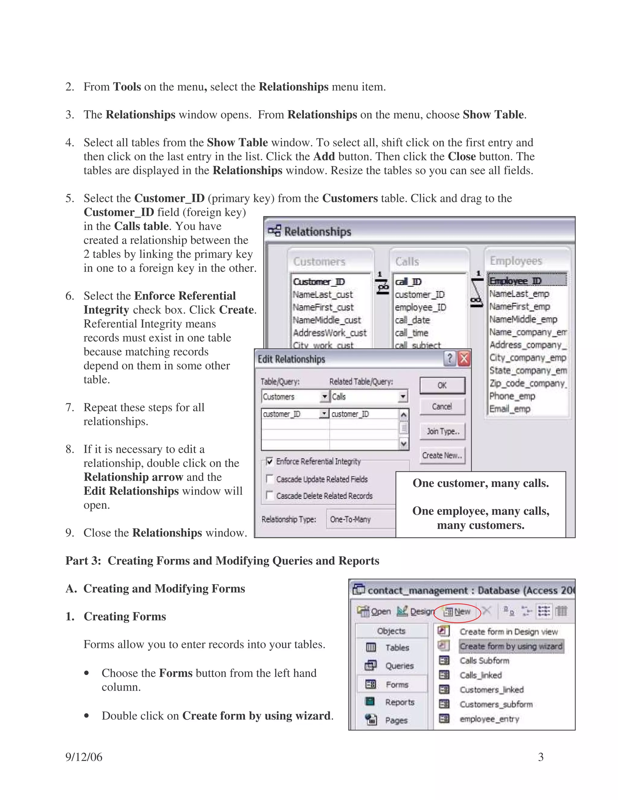 Access advanced tutorial | PDF