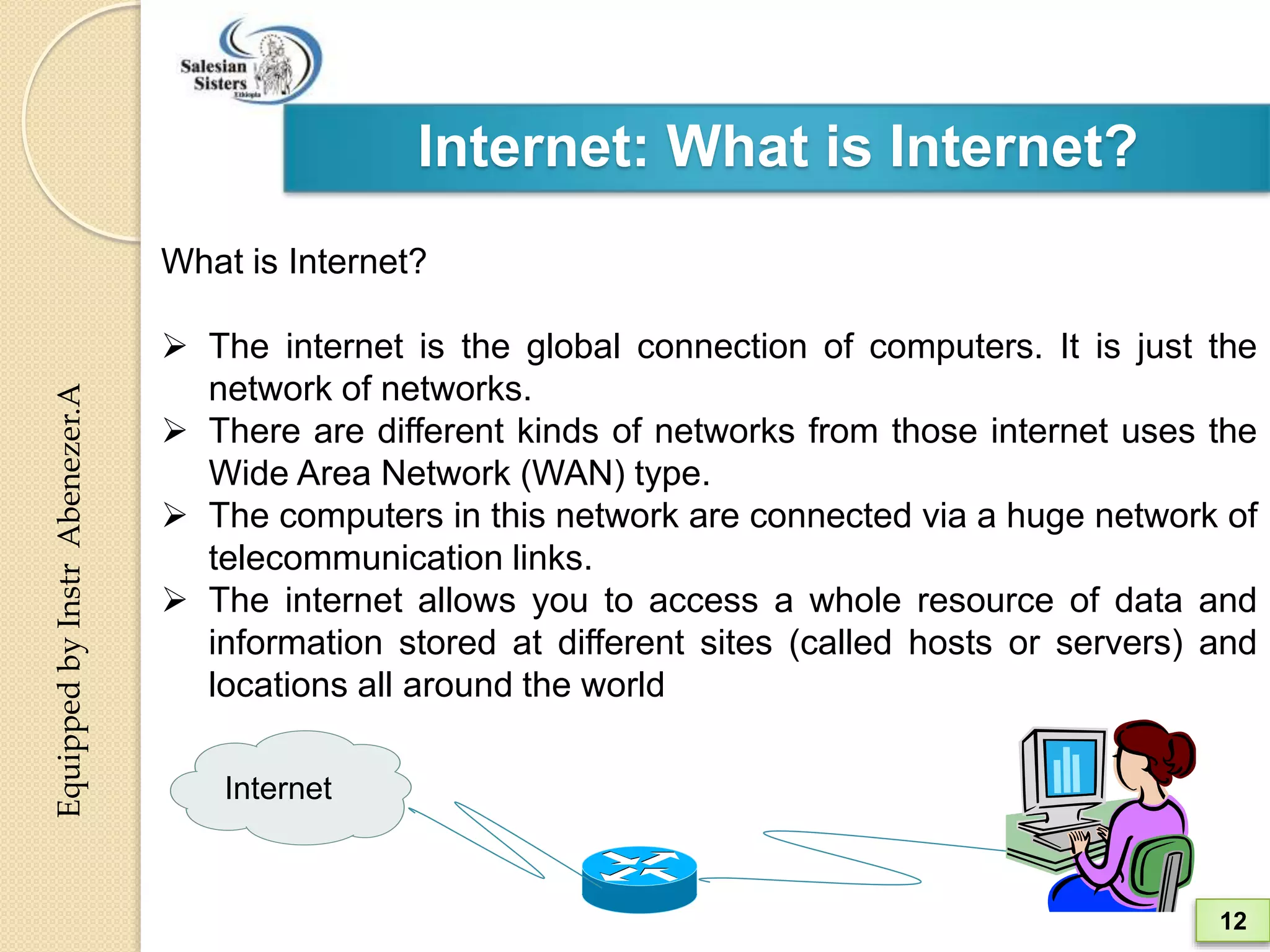 Access and use internet | PPTX