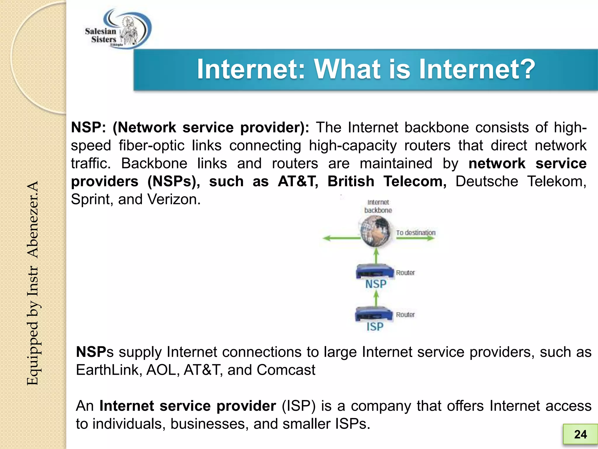 Access and use internet | PPTX