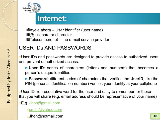 Access and use internet | PPTX