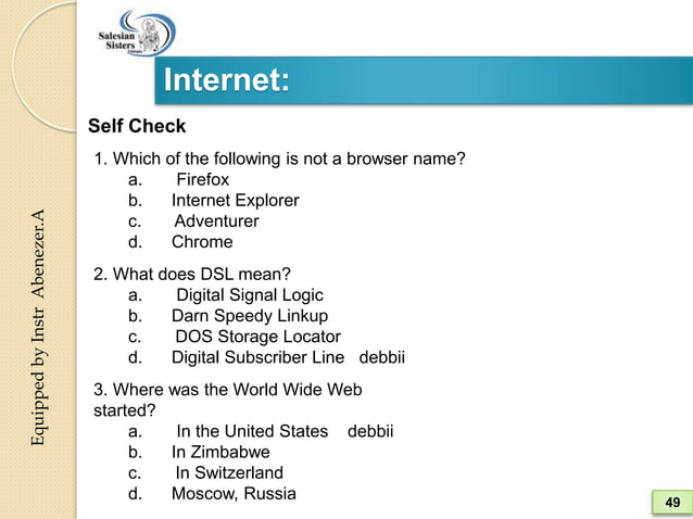 Access and use internet | PPTX