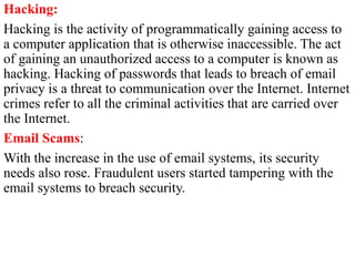 Access and use of internet of level 1 course | PPTX