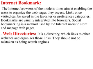 Access and use of internet of level 1 course | PPTX