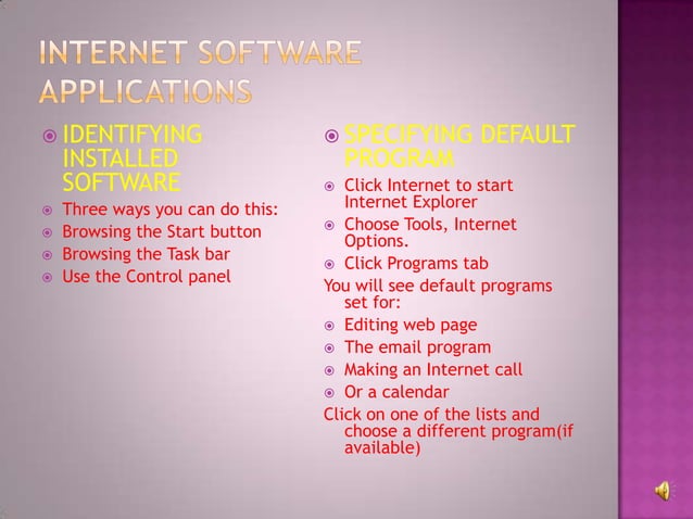 Access and the Use of the Internet | PPTX