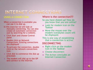 Access and the Use of the Internet | PPTX