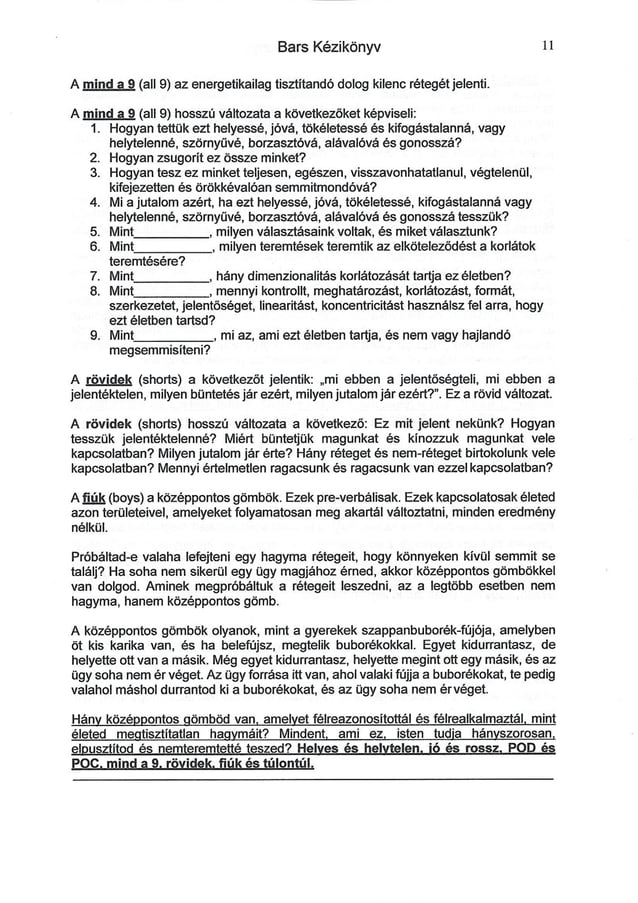 Access Bars Teljes Tanfolyami Anyag PDF Magyar | PDF