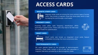 Access Cards and Access Control Systems | PPTX