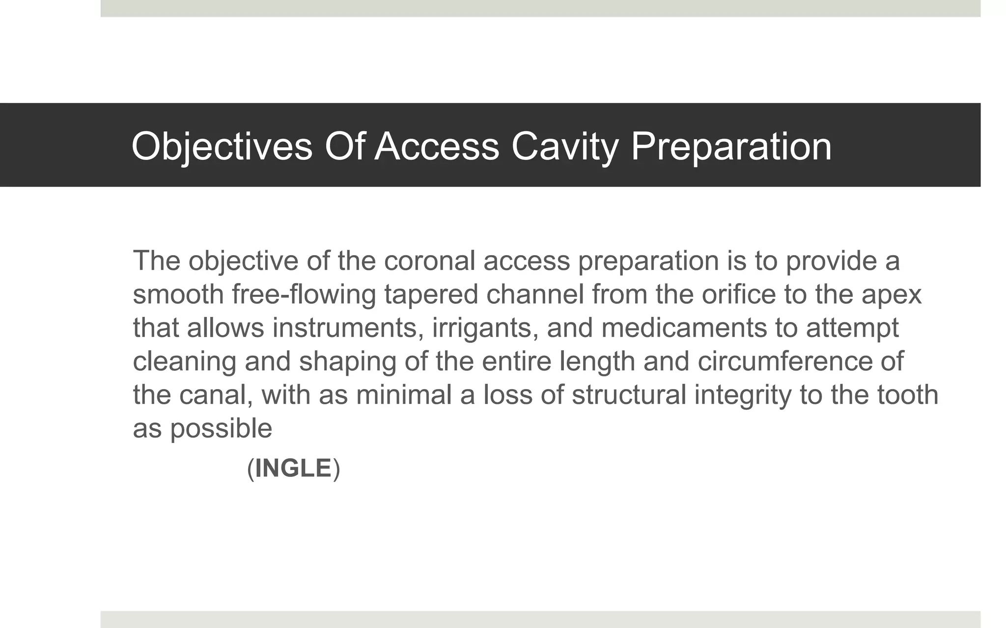 Access cavity preparation | PPTX