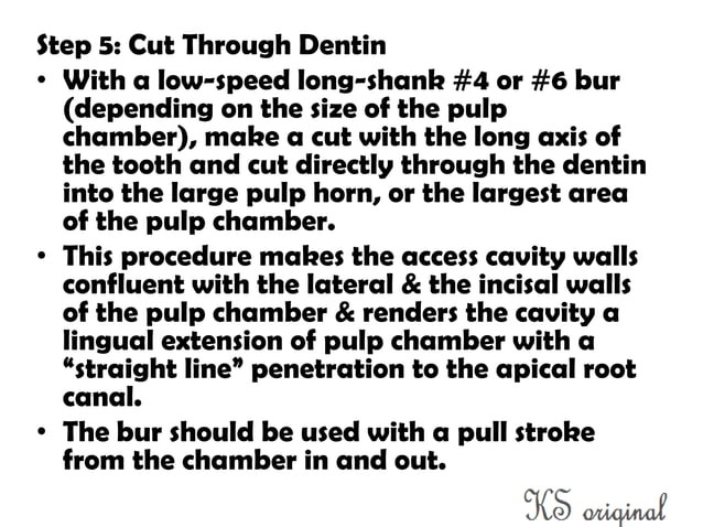 Access cavity preparation for maxillary canines | PPTX