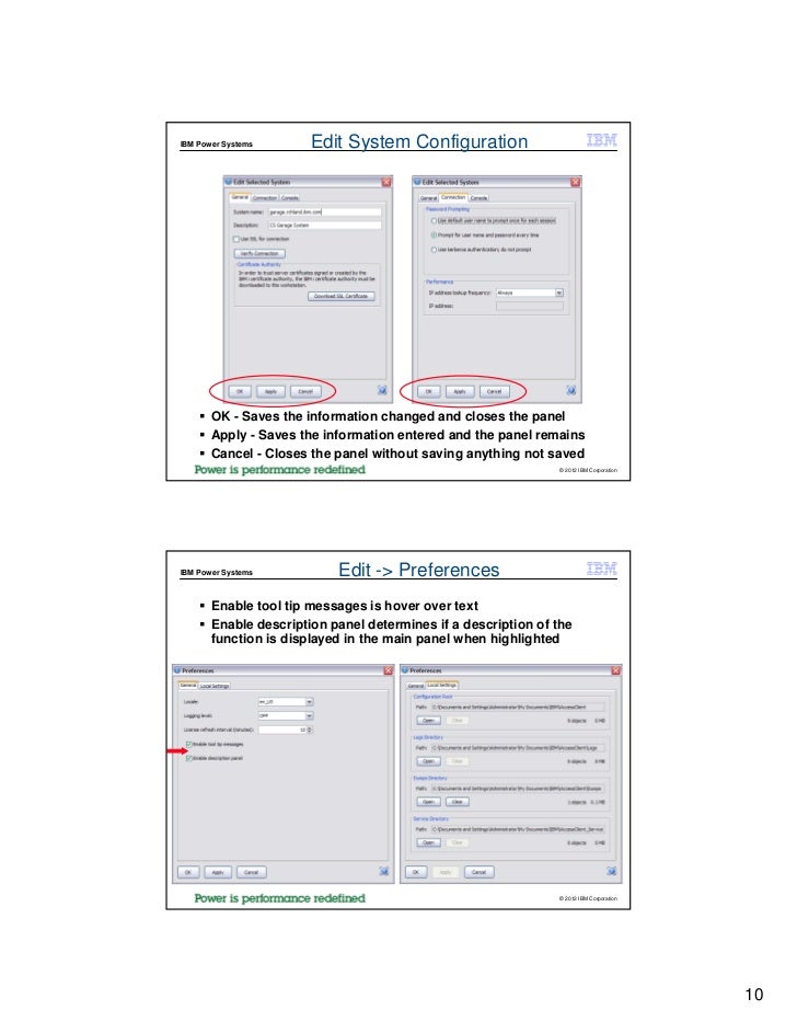 Ibm I Access Client Solutions System Configuration Moplatablet
