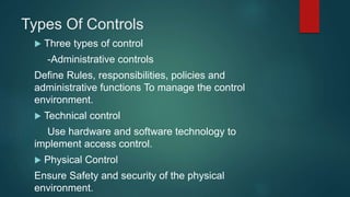 Access control | PPTX