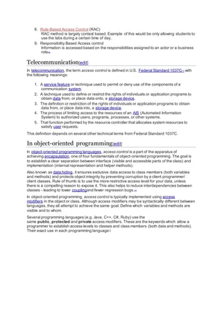 Access control | PDF