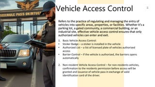 Access Control for Physical Security and | PPTX