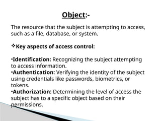 Access control on digital marketing topic | PPTX