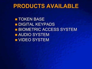 Access control at gates | PPT