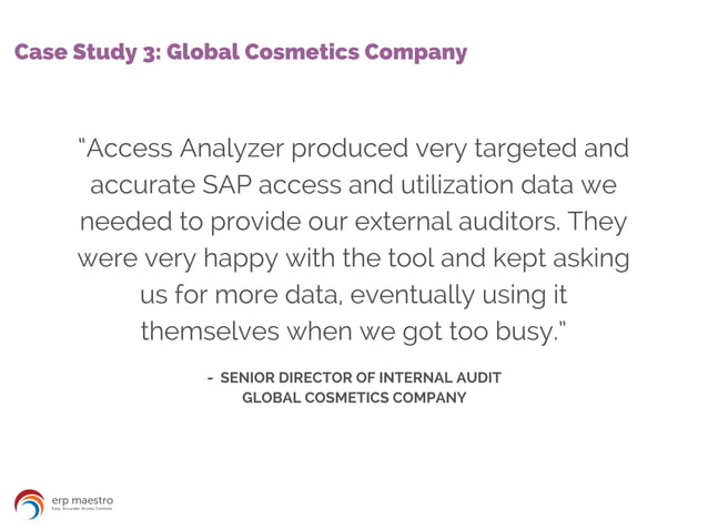 Case Study: How a global cosmetics company met increased audit ...