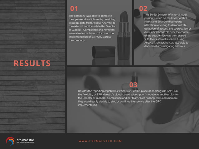 Case Study: How a global cosmetics company met increased audit requirements during an SAP GRC ...