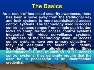 Access control basics-2 | PPT