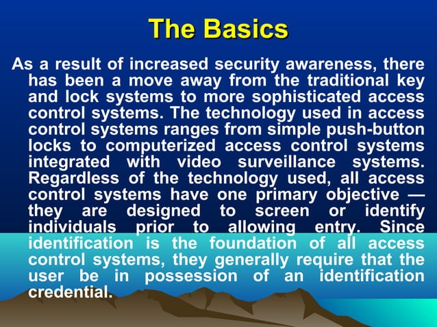 Access control basics-2 | PPT | Operating Systems | Computer Software and Applications