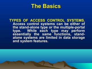Access control basics-2 | PPT