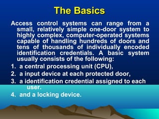 Access control basics-2 | PPT