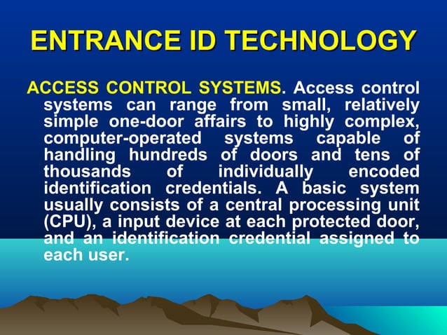 Access control basics-3 | PPT