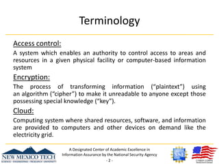 Access Control & Encryption In Cloud Environments | PPT