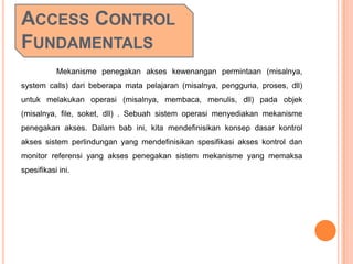 Access control fundamental | PPTX