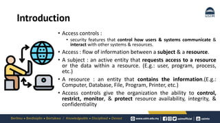Access Control Fundamentals | PPT