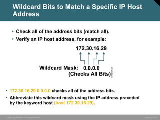 Access control list configuration in cisco routers.ppt