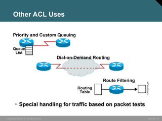 Access control list configuration in cisco routers.ppt