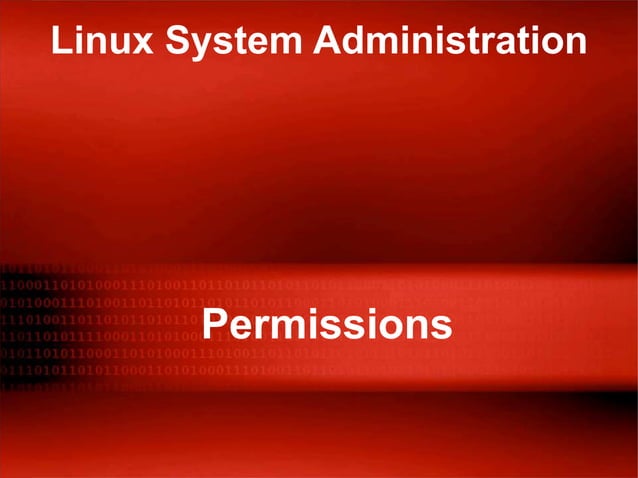 Access control list acl - permissions in linux | PPT