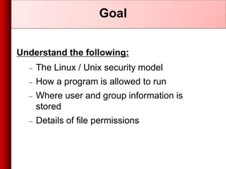 Access control list acl - permissions in linux | PPT