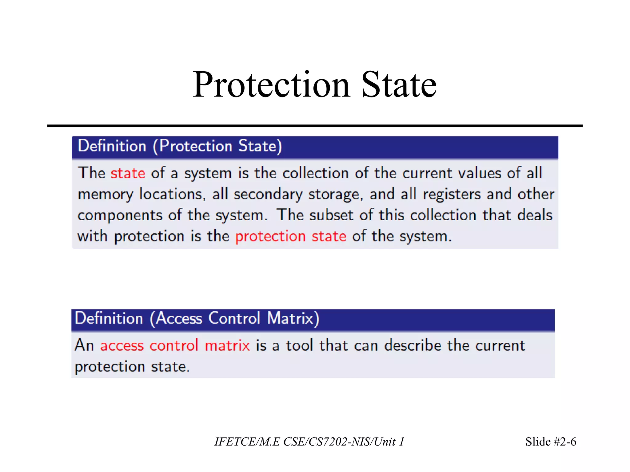 Access control matrix | PPT