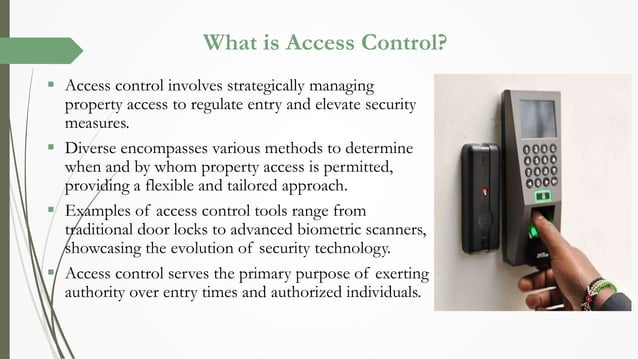 Access Control Methods presentation.pptx | Operating Systems | Computer Software and Applications