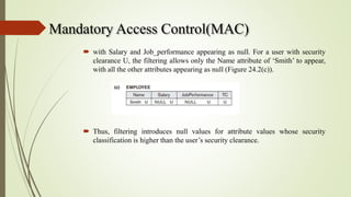 multilevel security Database | PPTX