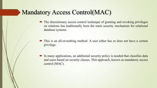 multilevel security Database | PPTX