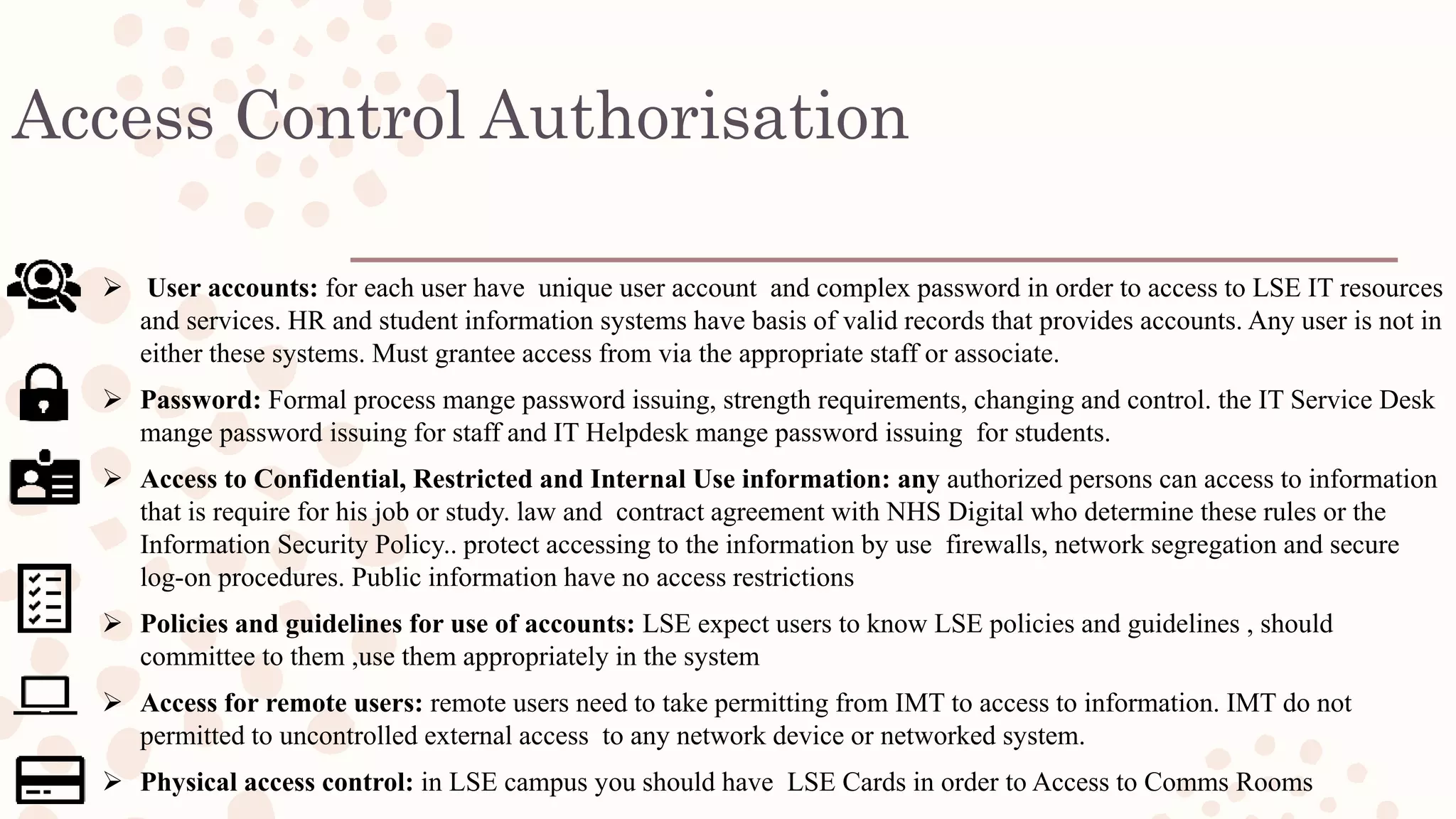 Access control policy | PPTX
