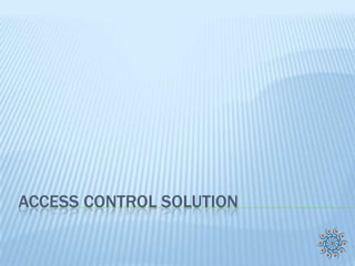 Access control presentation | PPT