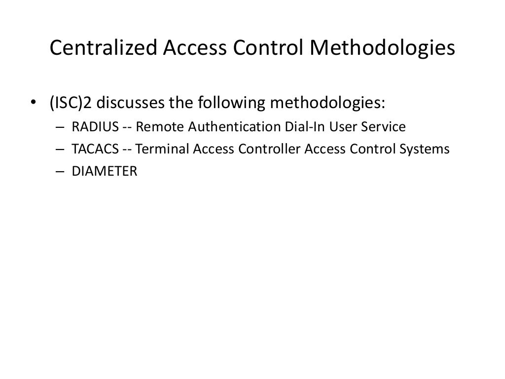 Access Control Presentation