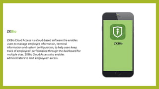 ZKTeco USA Access Control Software and App | PDF