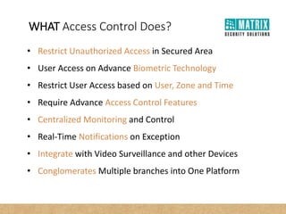 Access control system | PPTX