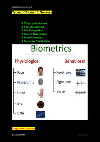 Access control system | PDF