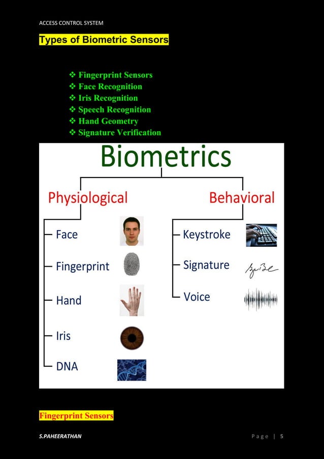 Access control system | PDF