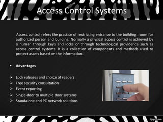 Access control systems | PPT