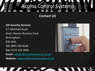 Access control systems | PPT