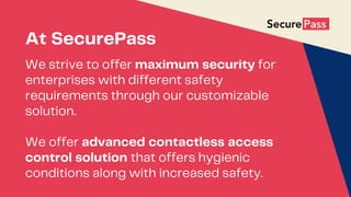 Types of access control systems | PDF