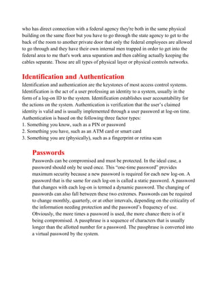 Certified Information Systems Security Professional (cissp) Domain “access control” | PDF