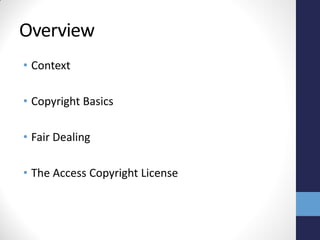 Access Copyright: What Does it Mean for Western? A Librarian's Guide | PPT