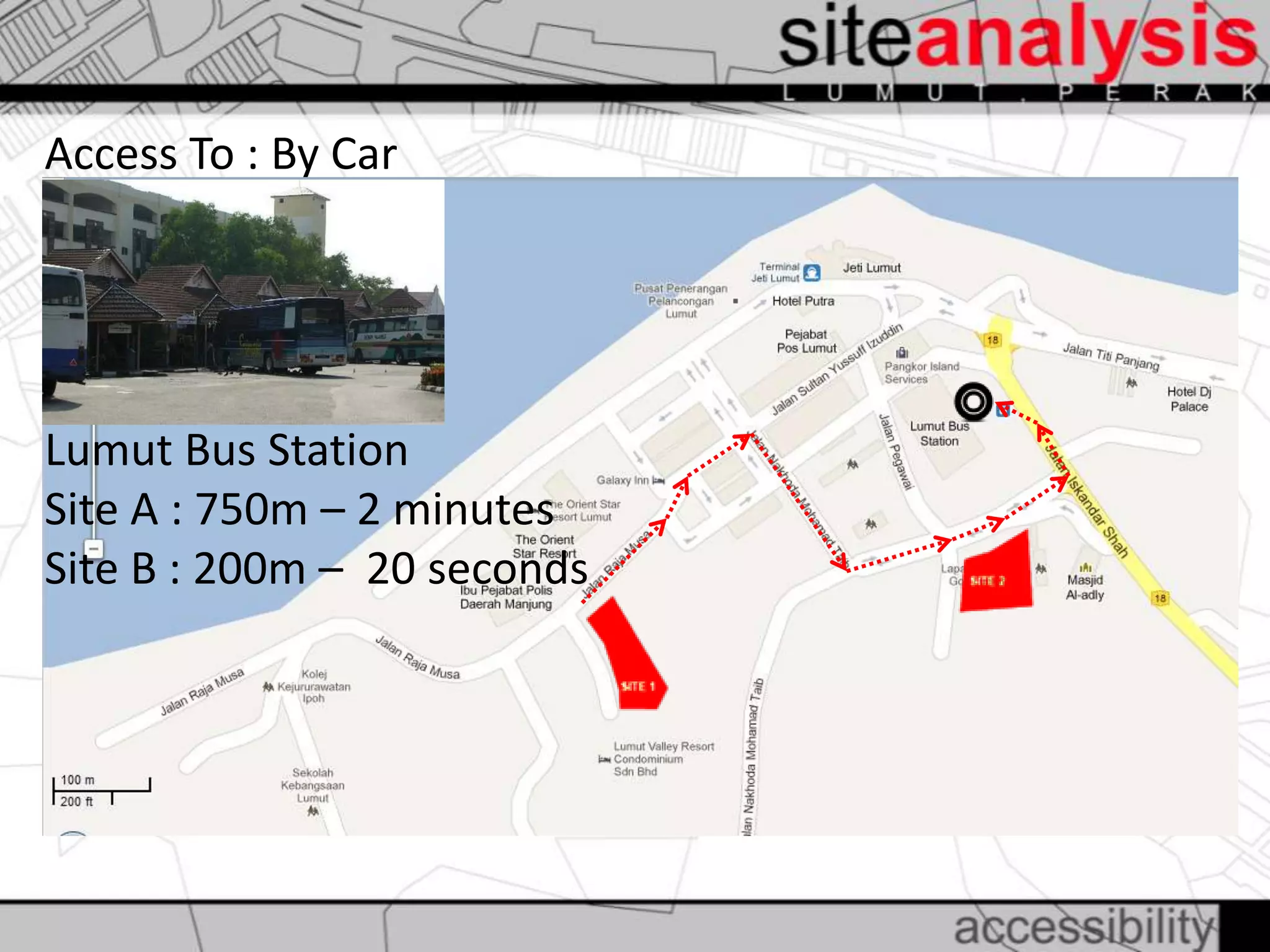 accessibilty in lumut, perak | PPTX
